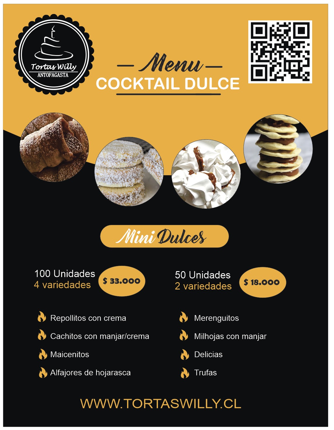 menu - Tortas Willy & Market
